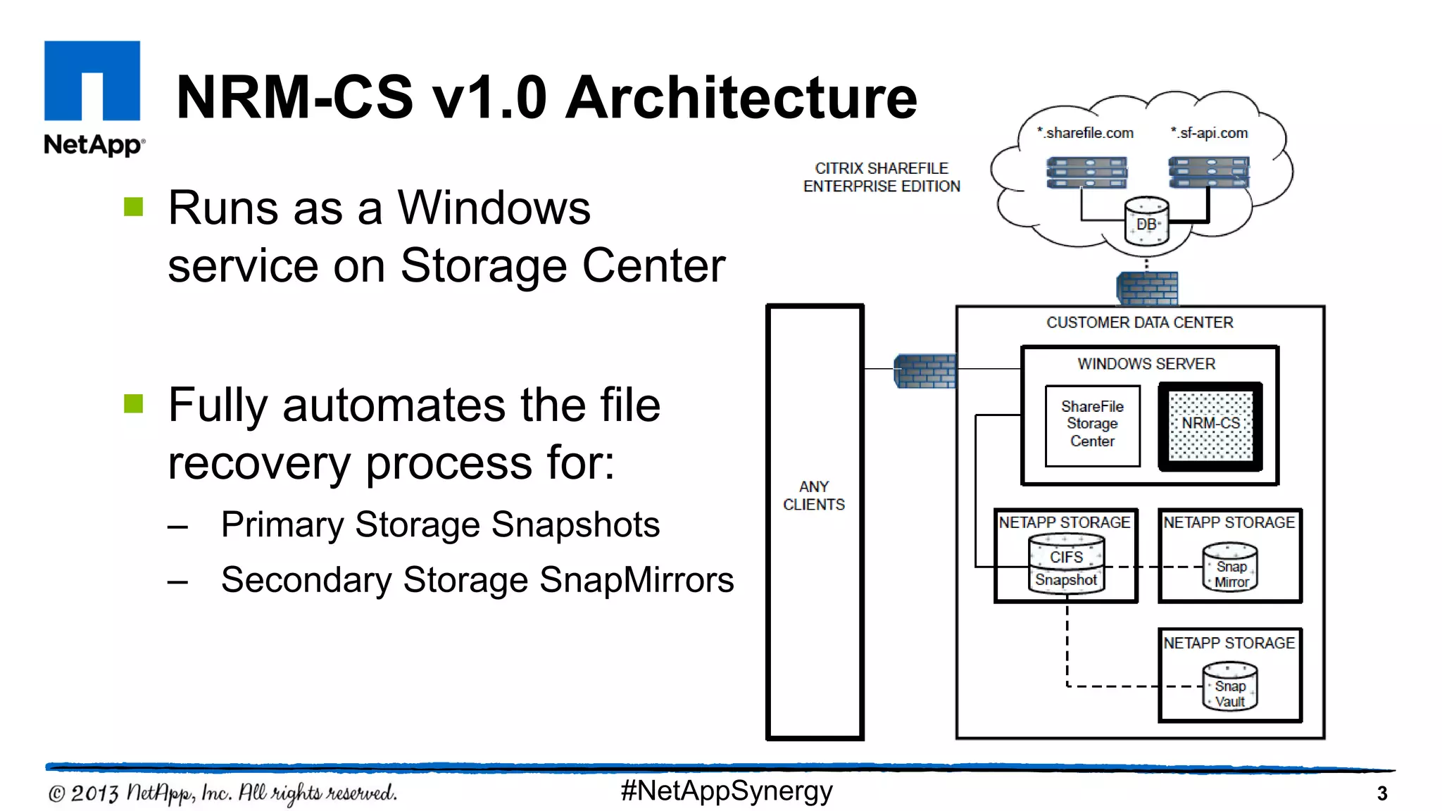 File recovery with ShareFile on NetApp | PDF | Data Storage and ...