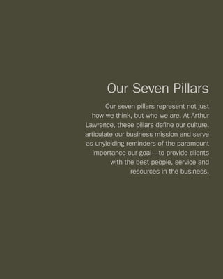 Arthur Lawrence Corporate Brochure | PDF