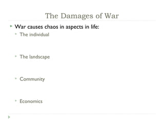 ALWG Damages of War | PPT | Biographies | Genres