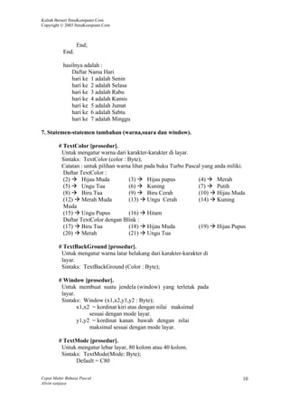 Alwin pascal-02 | PDF