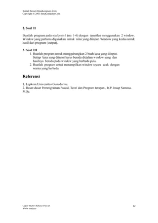 Alwin pascal-02 | PDF