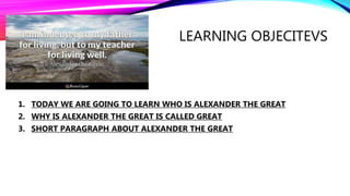 Alxander the great | PPTX