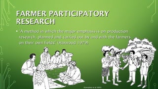 Participatory mapping processes for data generation and exchange in ...