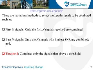 Utilise Multipath Propagation to Improve the performance of BCH and RS ...