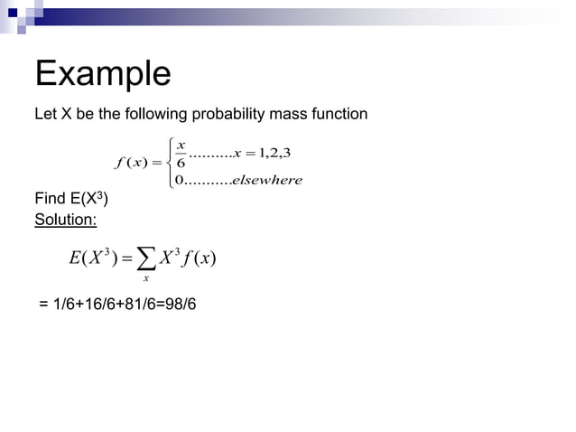 Expectation of Discrete Random Variable.ppt Expectation of Discrete Random Variable.ppt