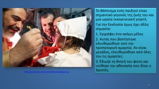 Βάπτισμα και Χρίσμα (Θρησκευτικά Α΄ Λυκείου) | PPTX