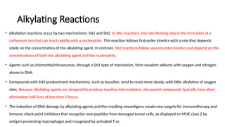 Alkylating Agents with brief details of chemotherapy | PPTX