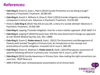 Alys Cole-King Improving Mental Health Crisis Care | PDF