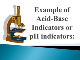 acid-base indicator and neutralization | PPTX