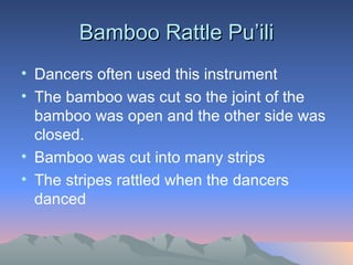 Alyssahawaiian instruments | PPT