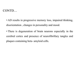 Alzheimer's Disease | PPTX | Brain and Nervous System Disorders ...