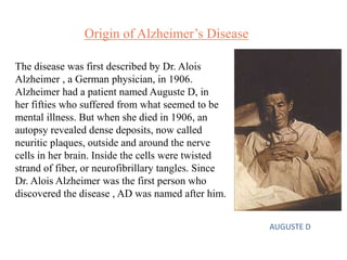 Alzheimer's Disease | PPTX