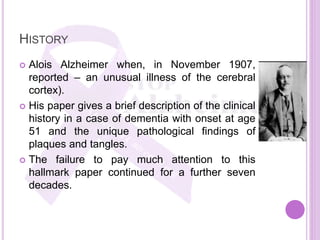 Alzheimer's disease | PPTX