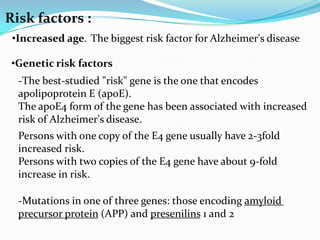 Alzheimerdisease and apoptosis | PPT