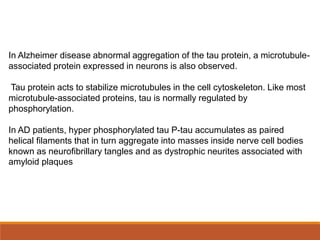 Alzheimer's Disease and its pathophysiology | PPTX