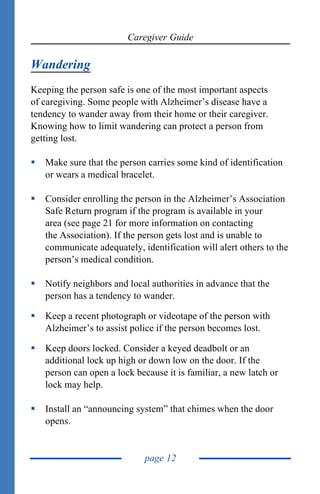 Global Medical Cures™ | Alzheimers Caregiver Guide | PDF | Free Download