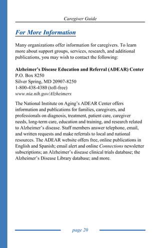 Global Medical Cures™ | Alzheimers Caregiver Guide | PDF