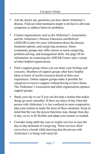 Global Medical Cures™ | Alzheimers Caregiver Guide | PDF