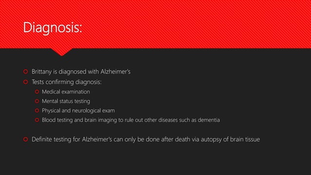 Alzheimers case study ec biochem | PPT