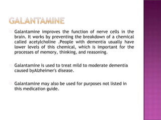 anti-alzheimers drug | PDF
