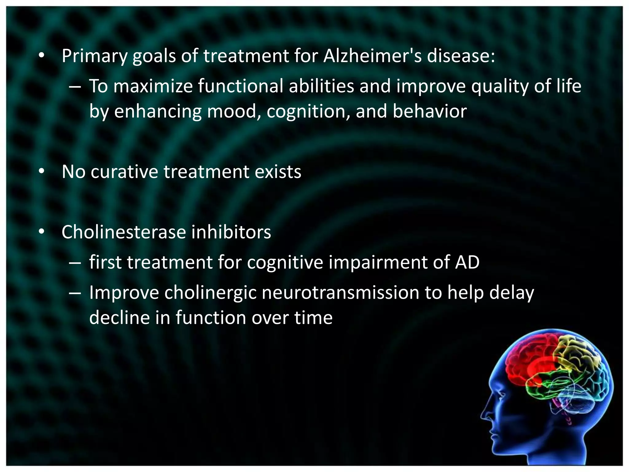 Alzheimer’s disease: Management | PPTX