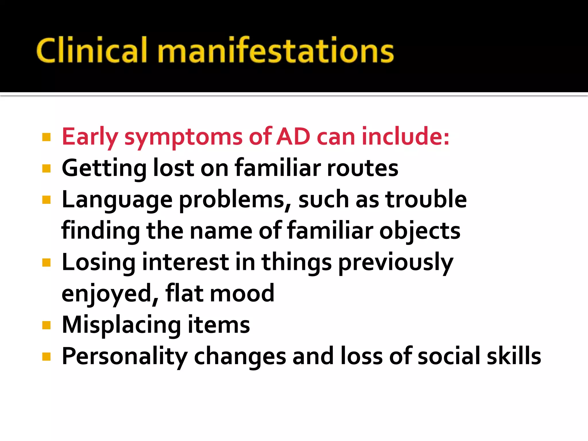 Alzheimer’s disease | PPTX