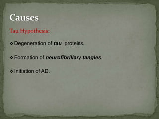 Alzheimer's disease | PPTX