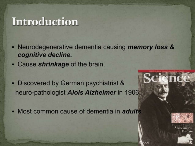 Alzheimer's disease | PPT