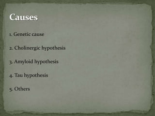 Alzheimer's disease | PPTX