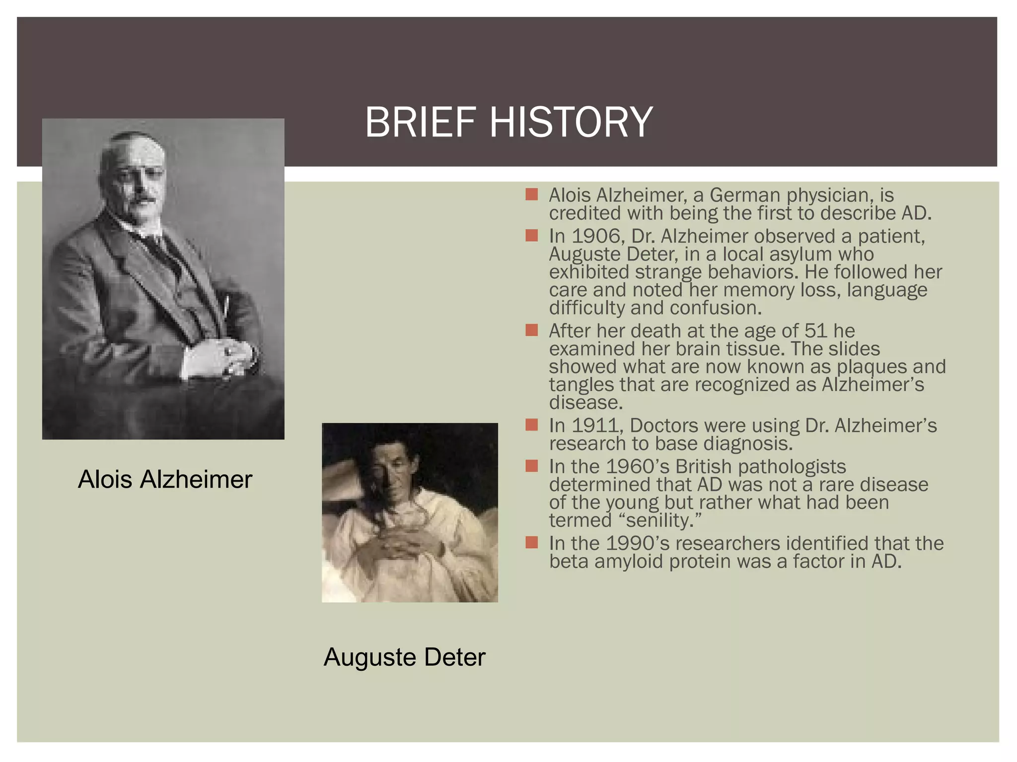 Alzheimer’s disease | PPT