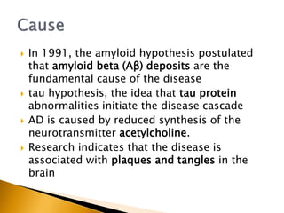 Alzheimer's disease | PPTX