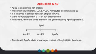 Biochemistry of Alzheimers disease | PPTX