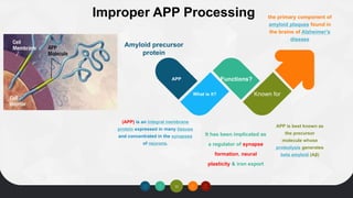 Biochemistry of Alzheimers disease | PPTX