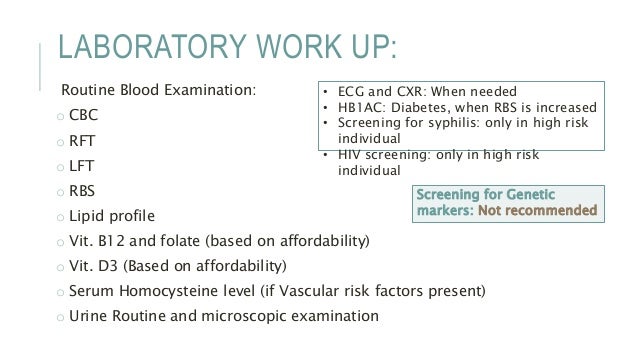 Alzheimer's disease: Clinical Assessment and Management