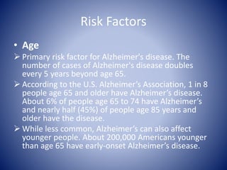 Alzheimer's disease | PPTX