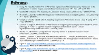 Etiology of TAU & PLAQUE protein in Alzheimer's Disease | PPTX