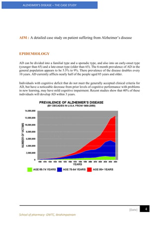 Alzheimer's disease - A detailed case study | PDF