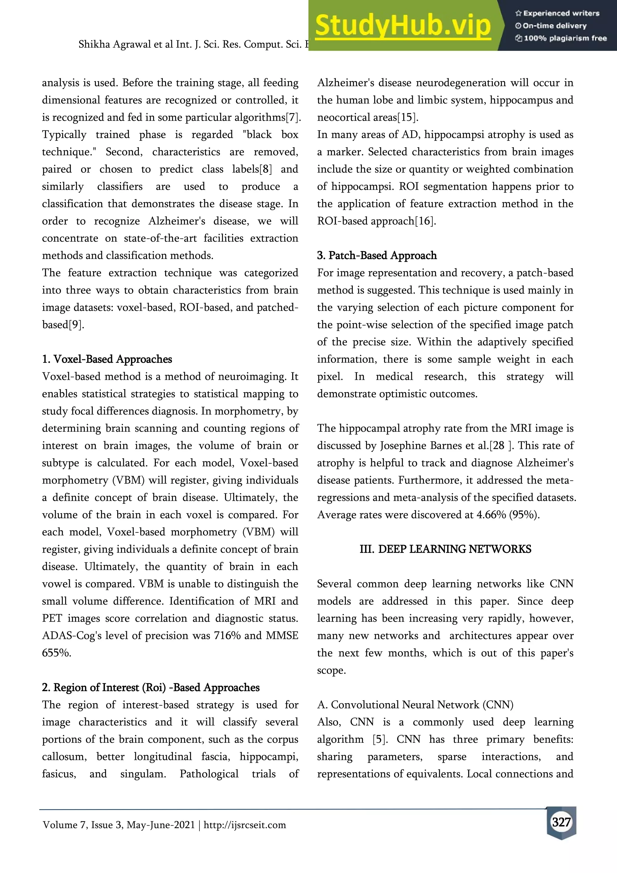 Alzheimer S Disease Classification Using Deep CNN | PDF