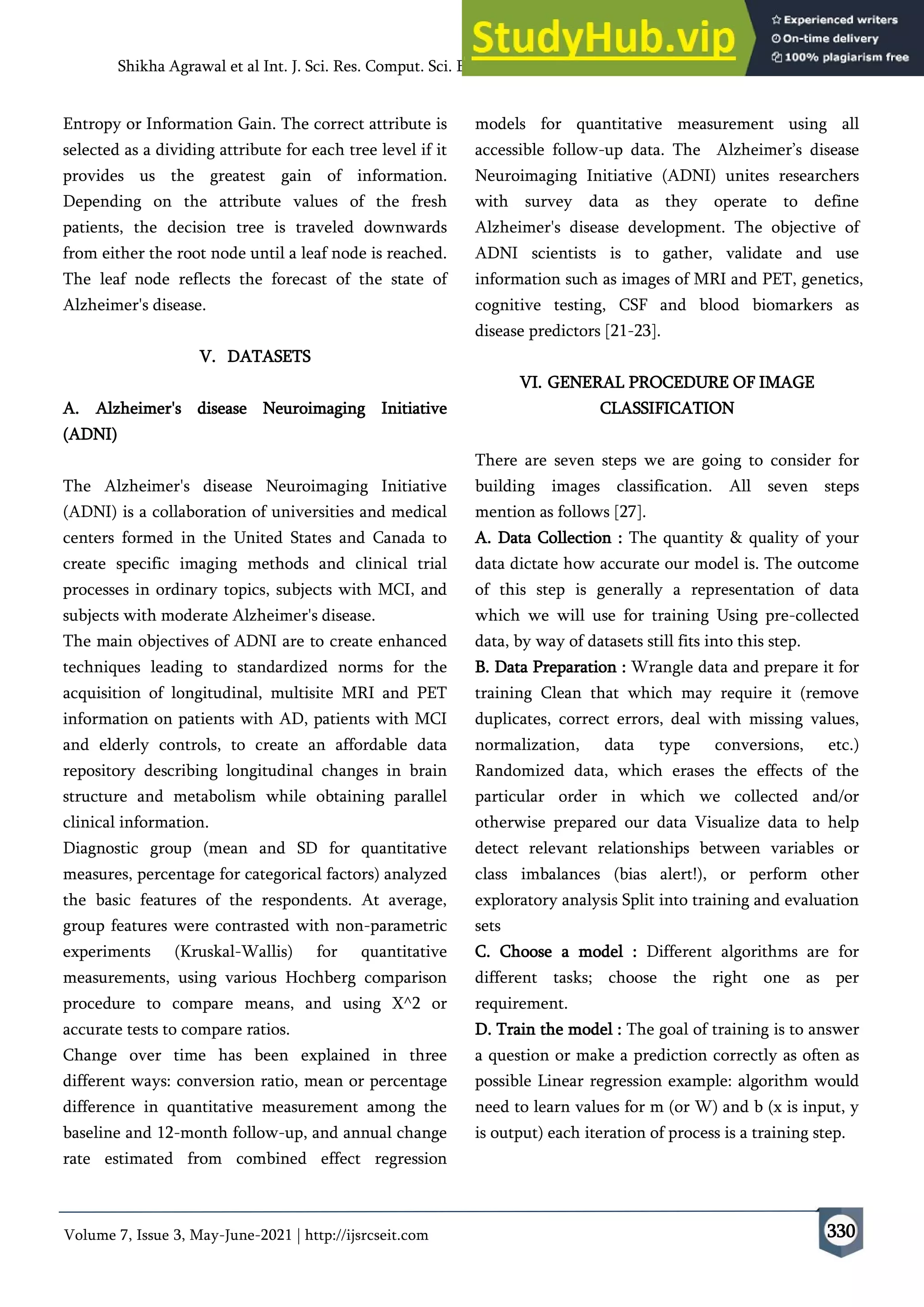 Alzheimer S Disease Classification Using Deep CNN | PDF