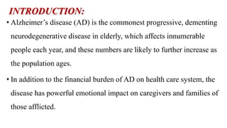 Alzheimer’s disease ppt | PPTX