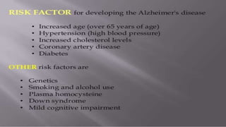 Alzheimer’s disease ppt | PPTX