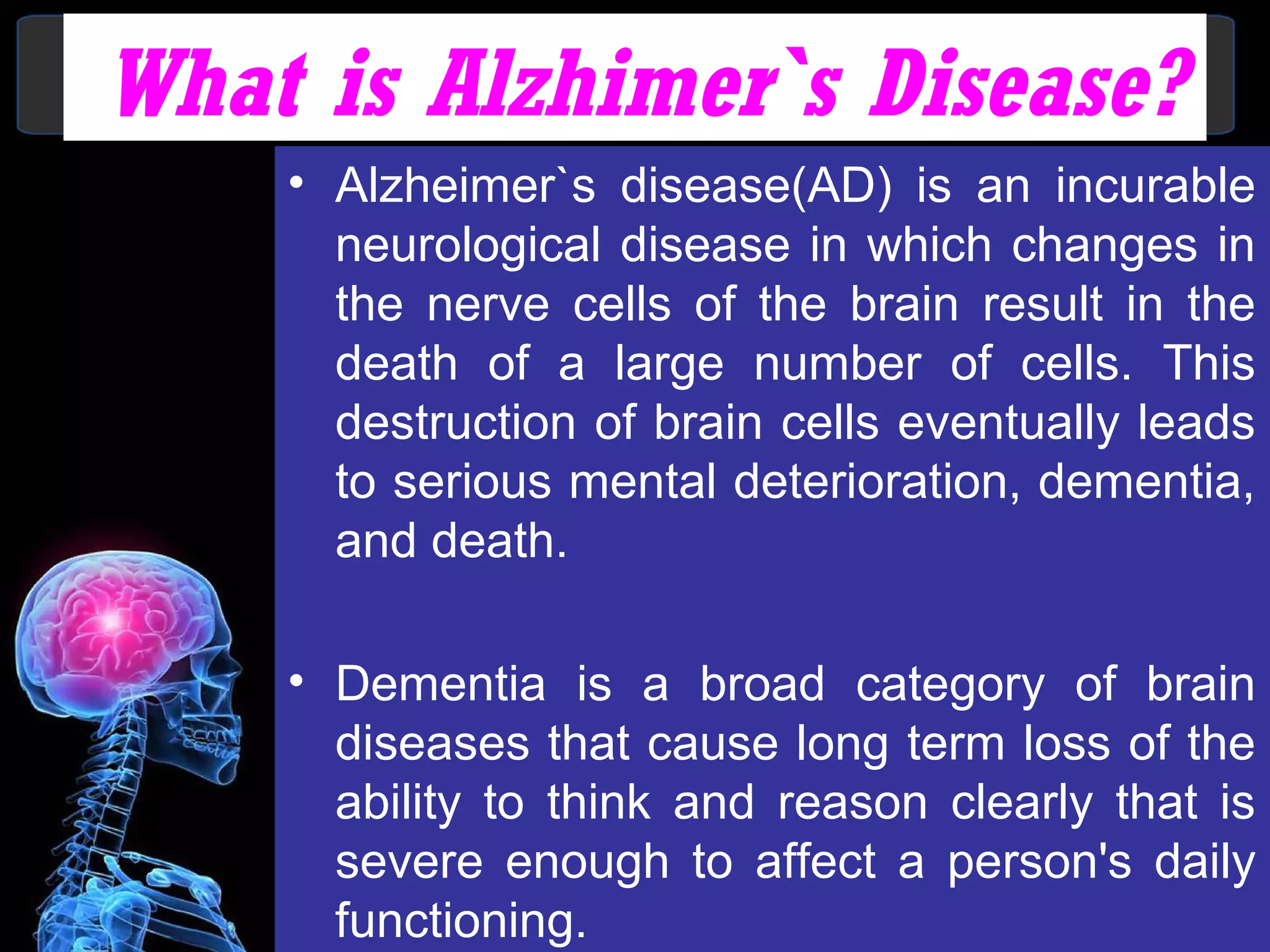 Alzheimers presentation........... | PPT