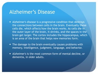 Alzheimer's Research Proposal | PPTX