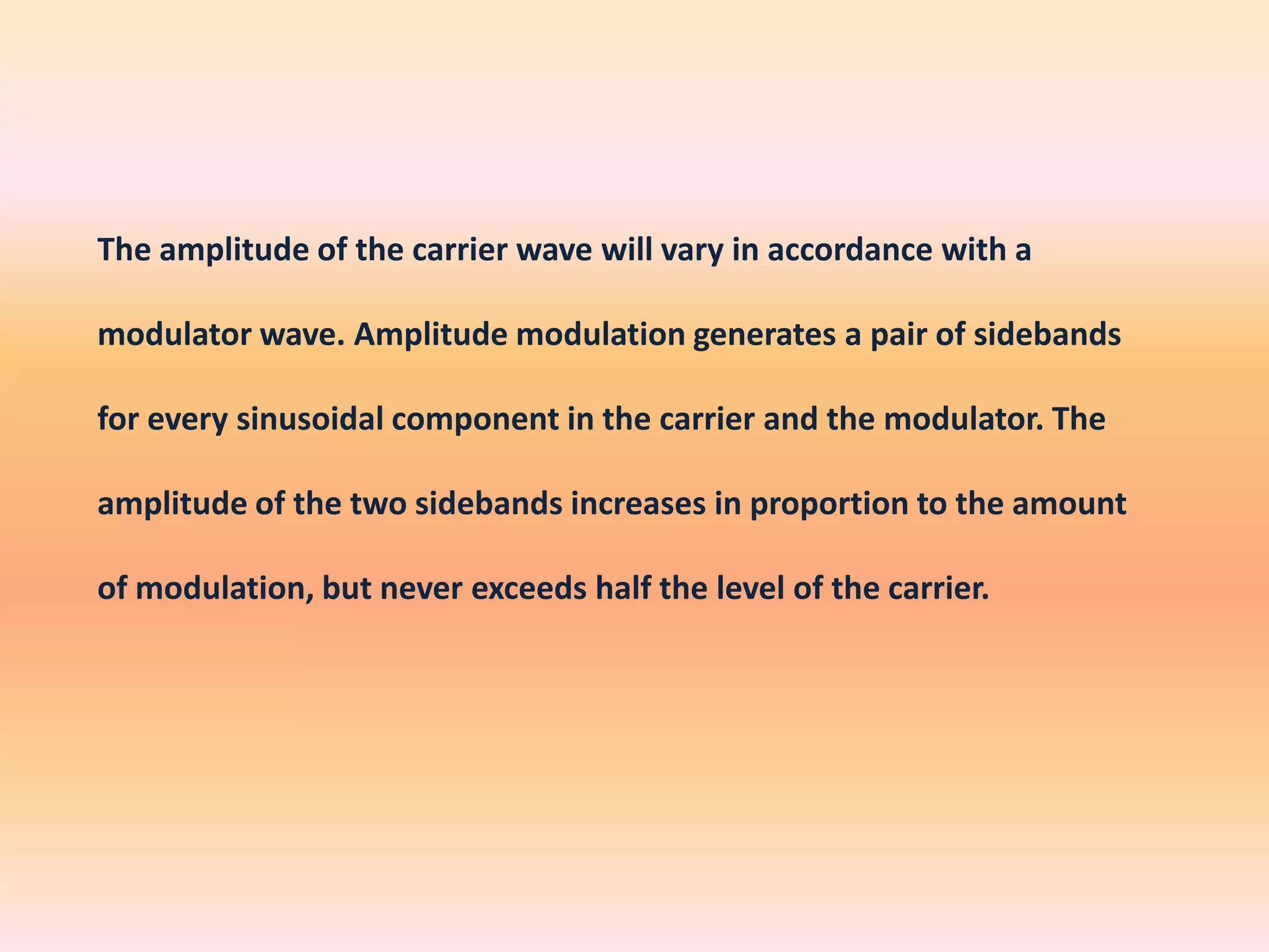 Introduction to AM modulation | PPT