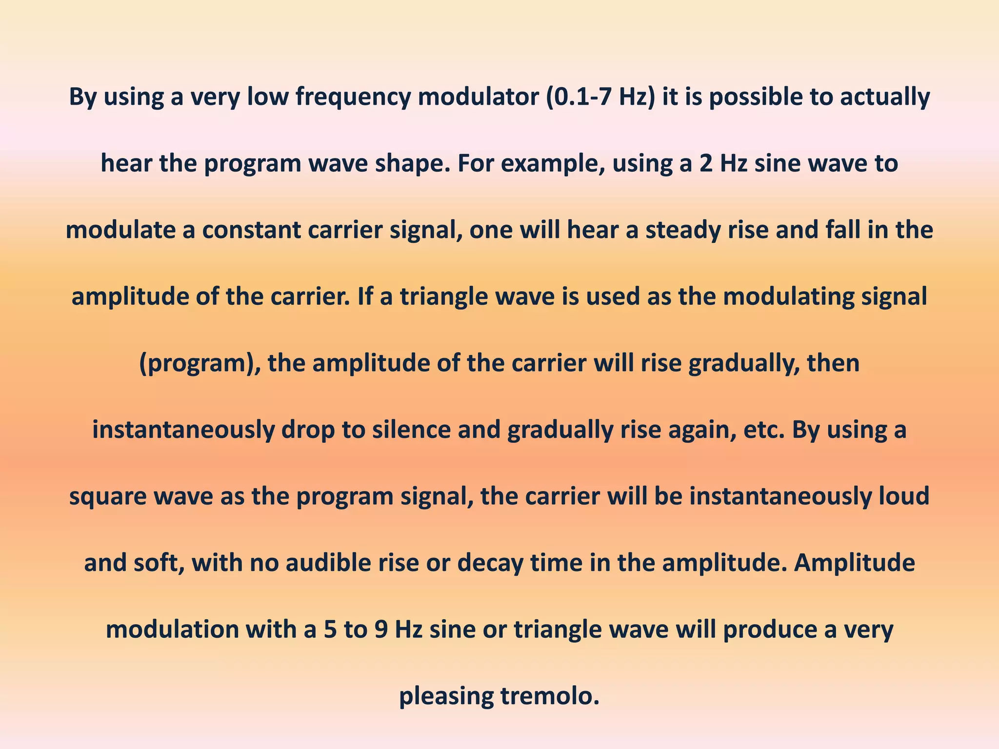 Introduction to AM modulation | PPT