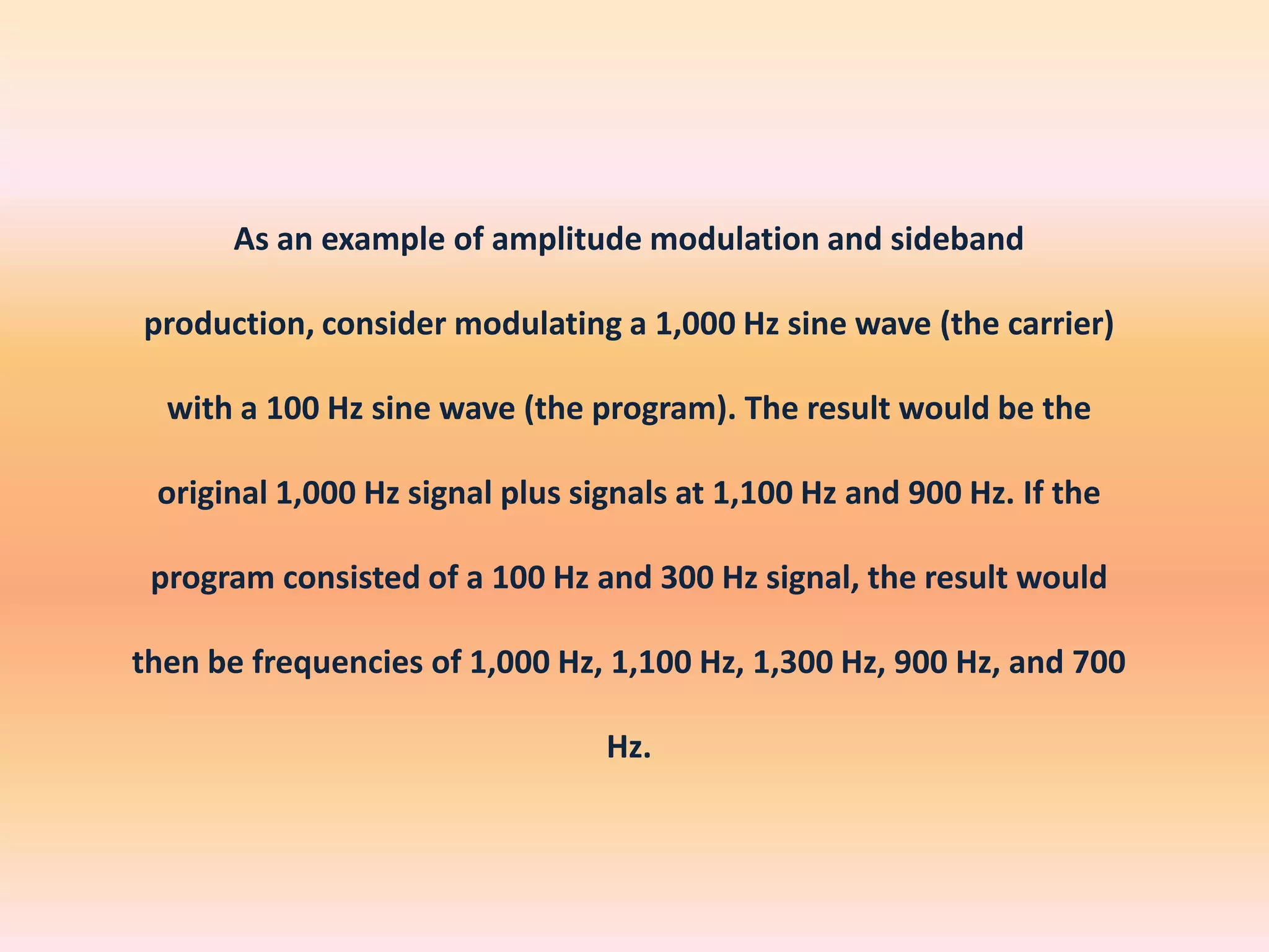 Introduction to AM modulation | PPT