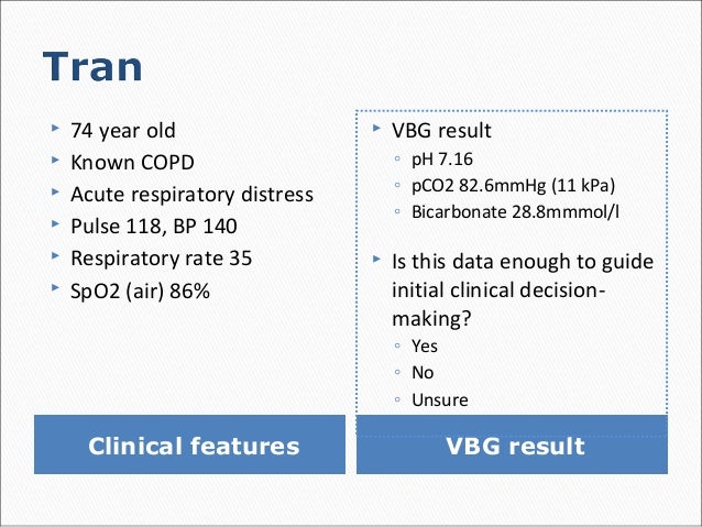 Venous Blood Gases in the ED: EuSEM15