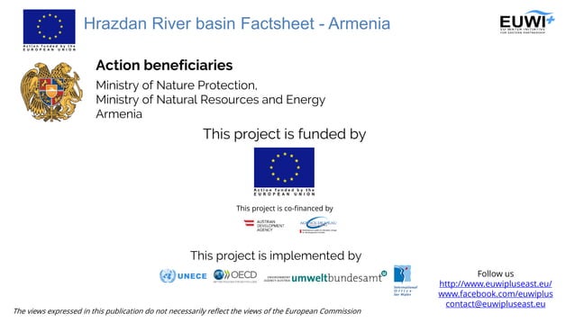 Hrazdan river basin in Armenia - Factsheet | PPT