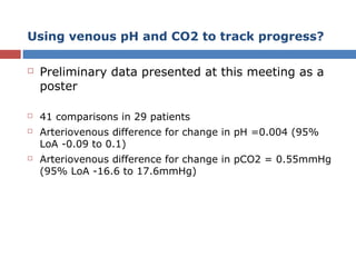 Venous and arterial blood gas analysis in the ED: What we know and what ...