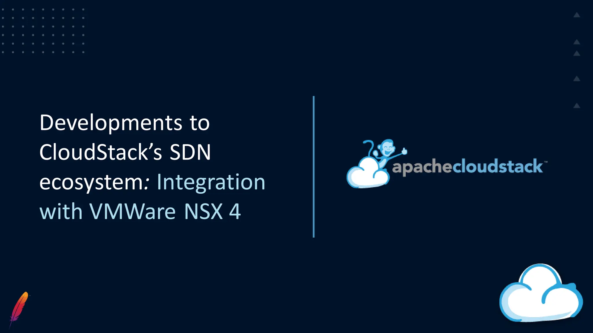 Developments to CloudStack’s SDN ecosystem: Integration with VMWare NSX 4 - Pearl Dsilva ...